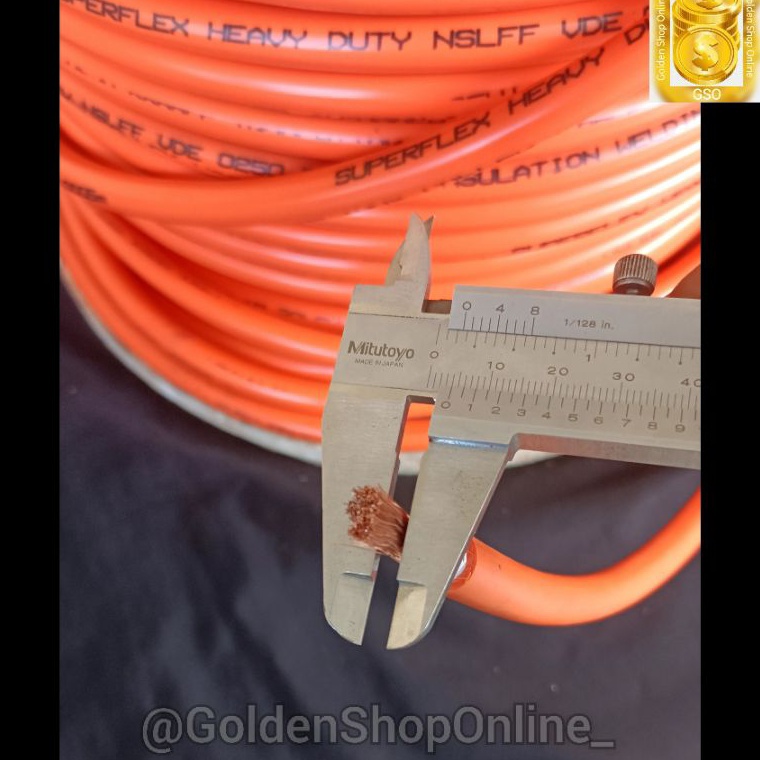 Jual Terbagus Kabel Las Superflex 25mm Orange Full Tembaga Harga per ...