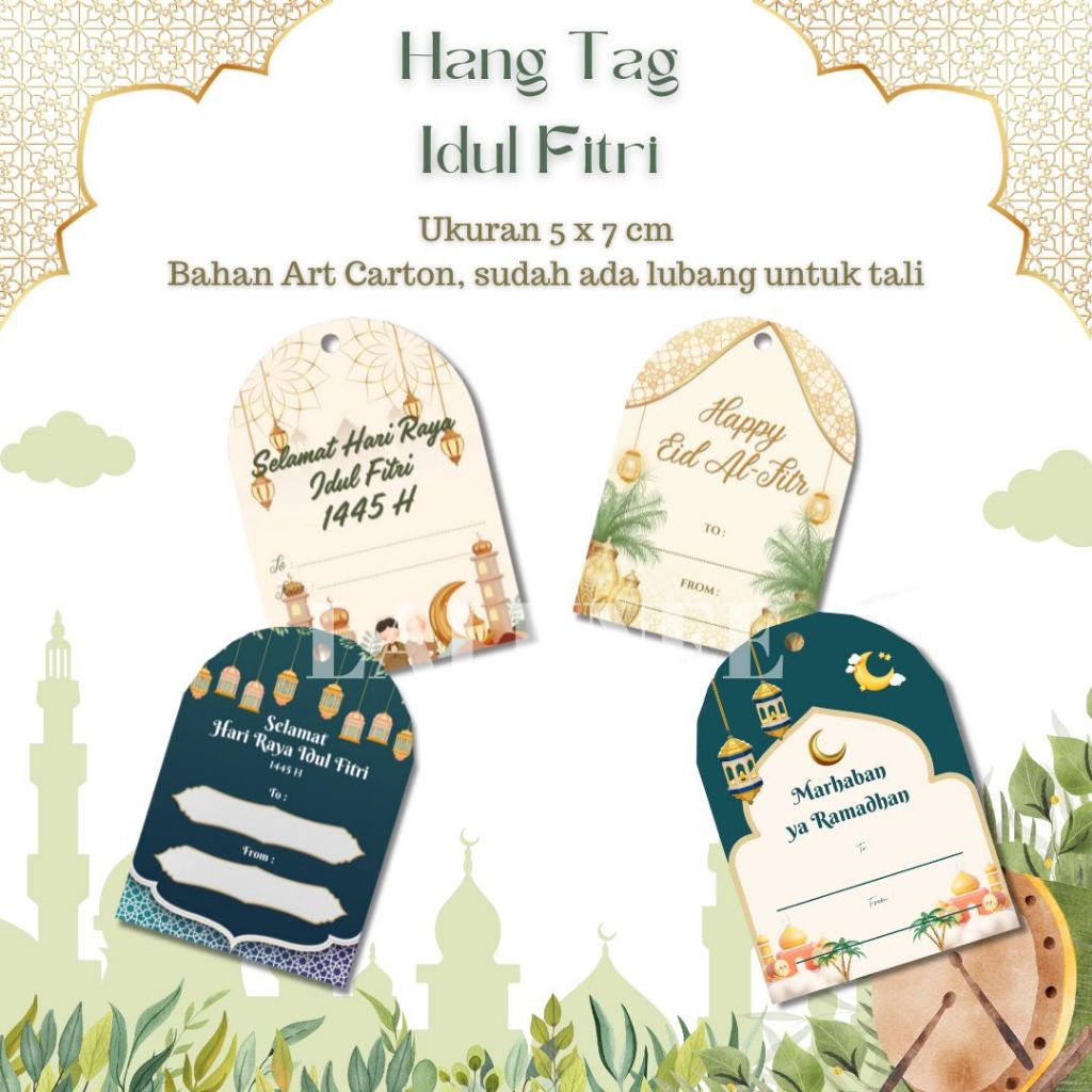 Jual READY STOCK Hang Tag Lebaran - Hang Tag Hampers Idul Fitri ...