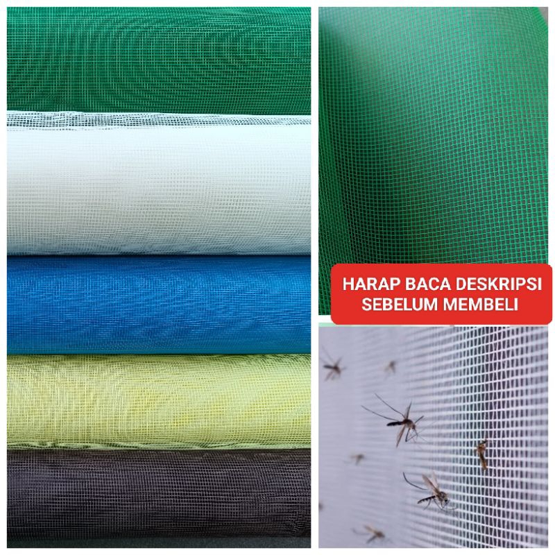 Jual Kawat Kain Kasa Nyamuk Strimin Per Roll Panjang 15 Meter | Shopee ...