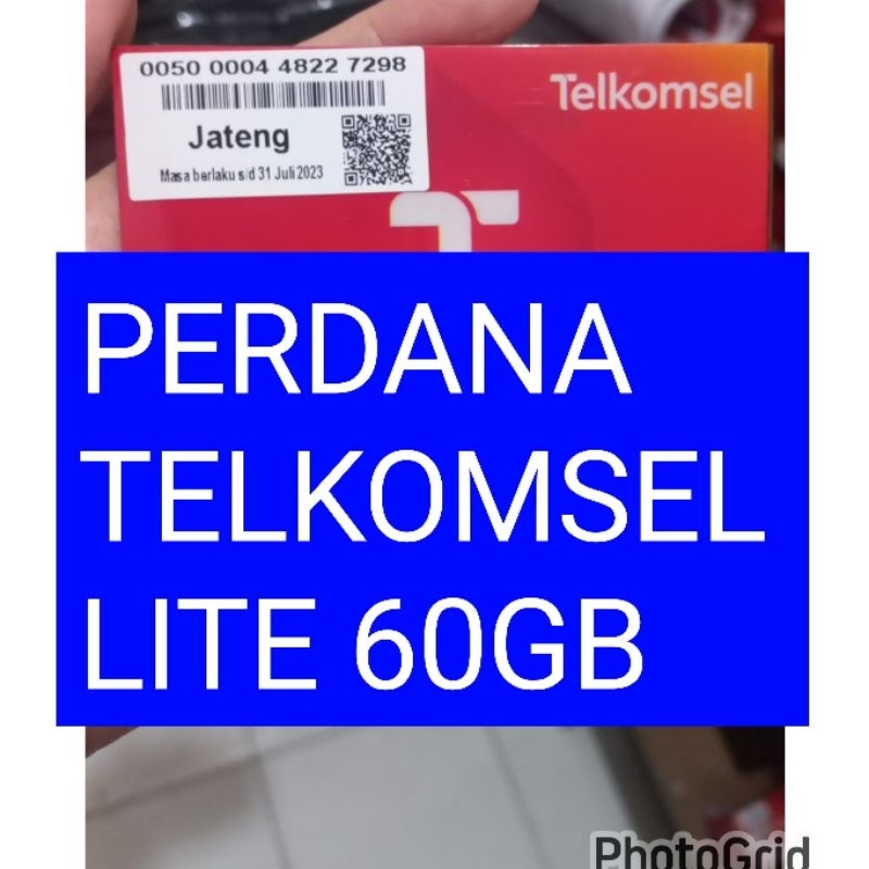 Jual PERDANA TELKOMSEL LITE 60GB MASA TUNGGU 25/8/2025 | Shopee Indonesia