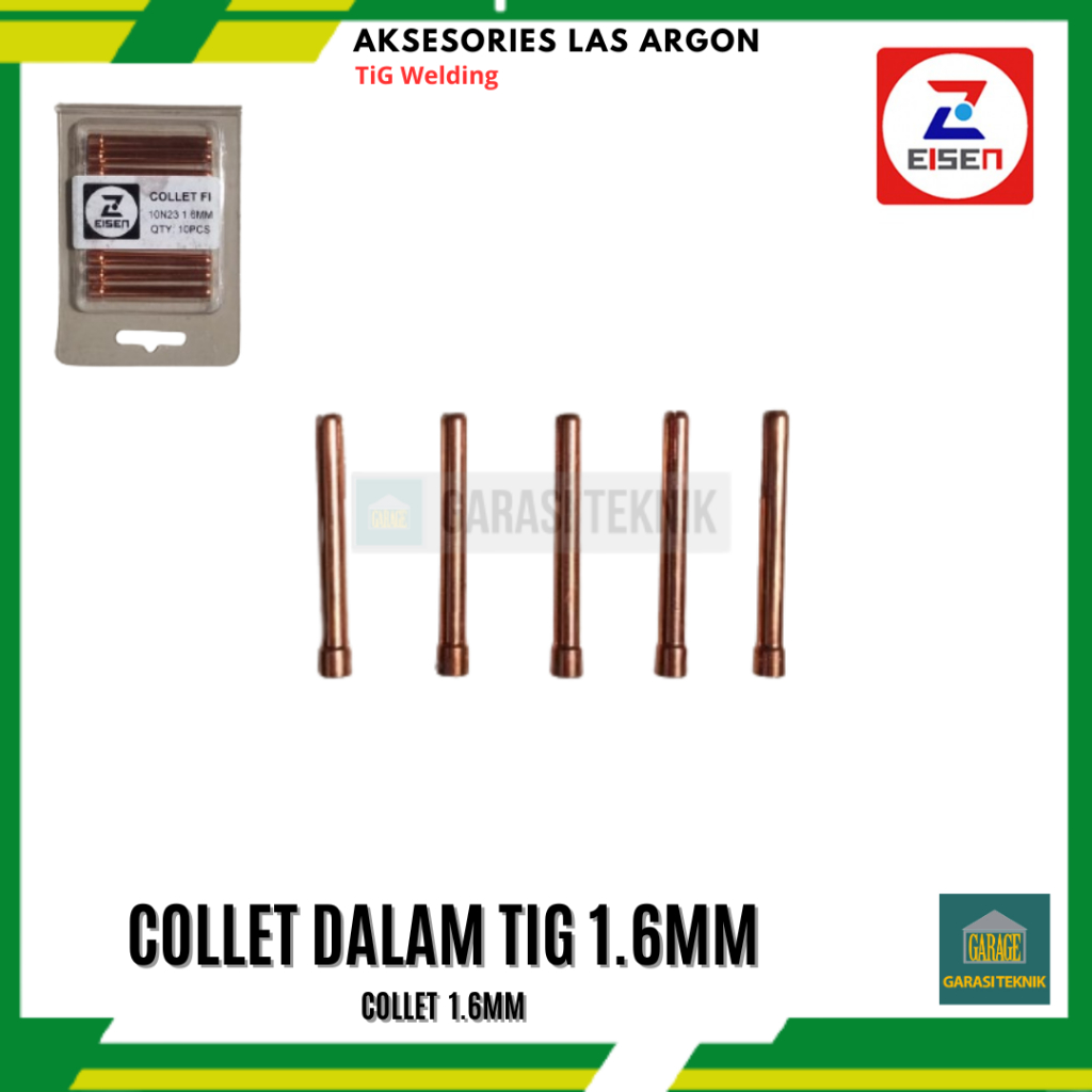 Jual COLLET DALAM 1.6 MM - COLLET TUNGSTEN ELECTRODES 1,6 MM - COLET ...