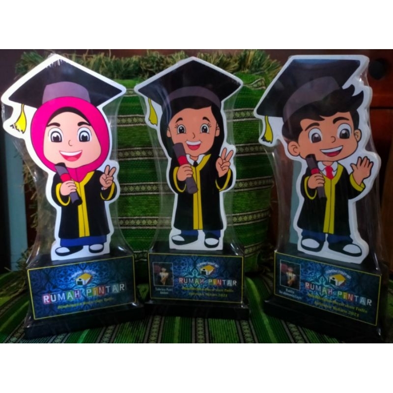 Jual Plakat wisuda TK / RA / PAUD plakat wisuda akrilik plakat wisuda ...