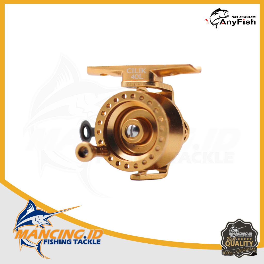 Jual AnyFish CILIK 40L Handle Kiri Reel Mini Tokos Full Metal | Shopee ...