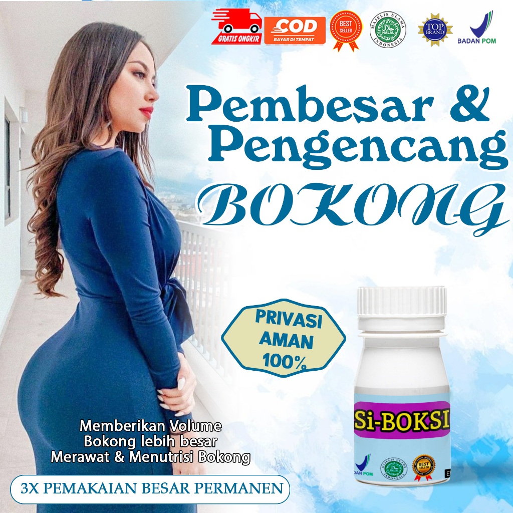Jual ISI 30 Kapsul PEMBESAR BOKONG SINTAL DAN BERISI HERBAL ALAMI HALAL ...