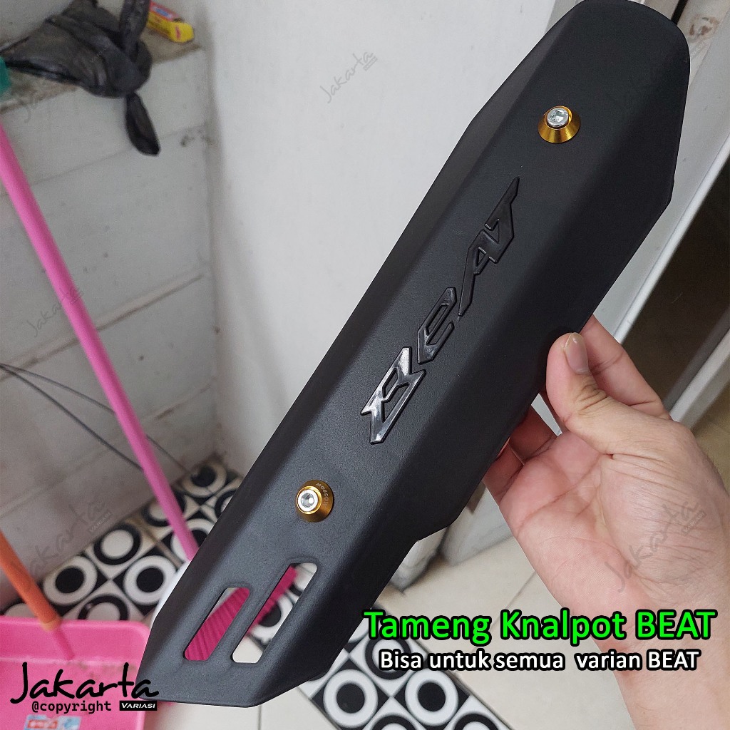 Jual tameng knalpot honda beat versi baru bisa semua varian beat ...