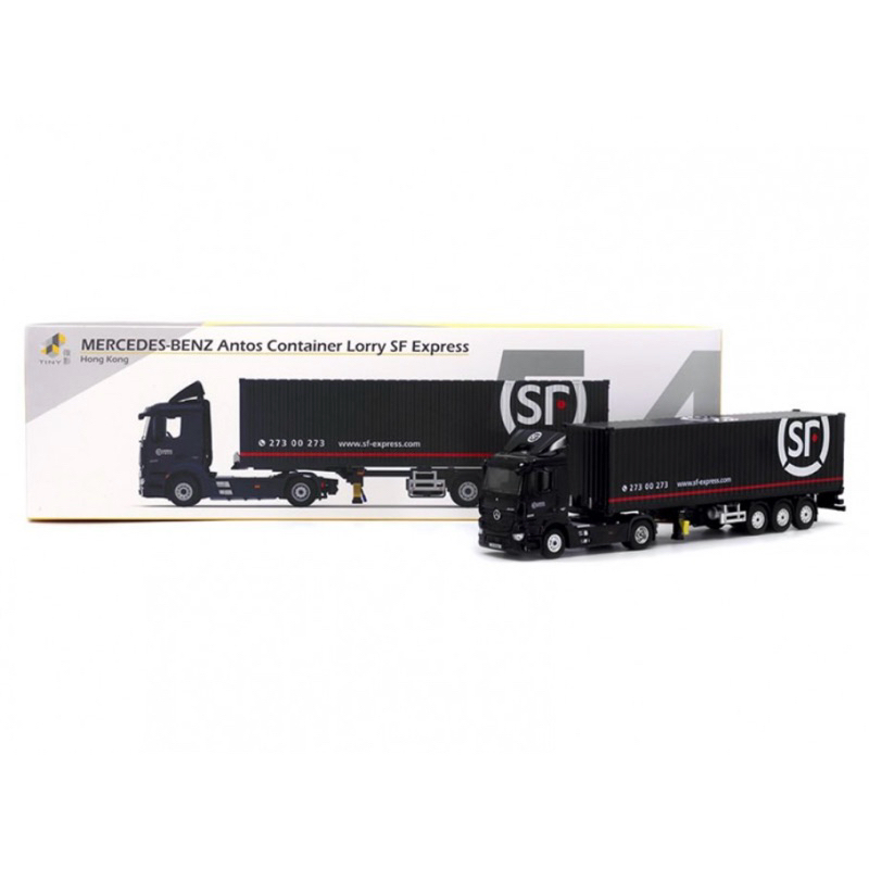 Jual TINY CITY MERCEDES BENZ ANTOS CONTAINER LORRY SF EXPRESS | Shopee ...
