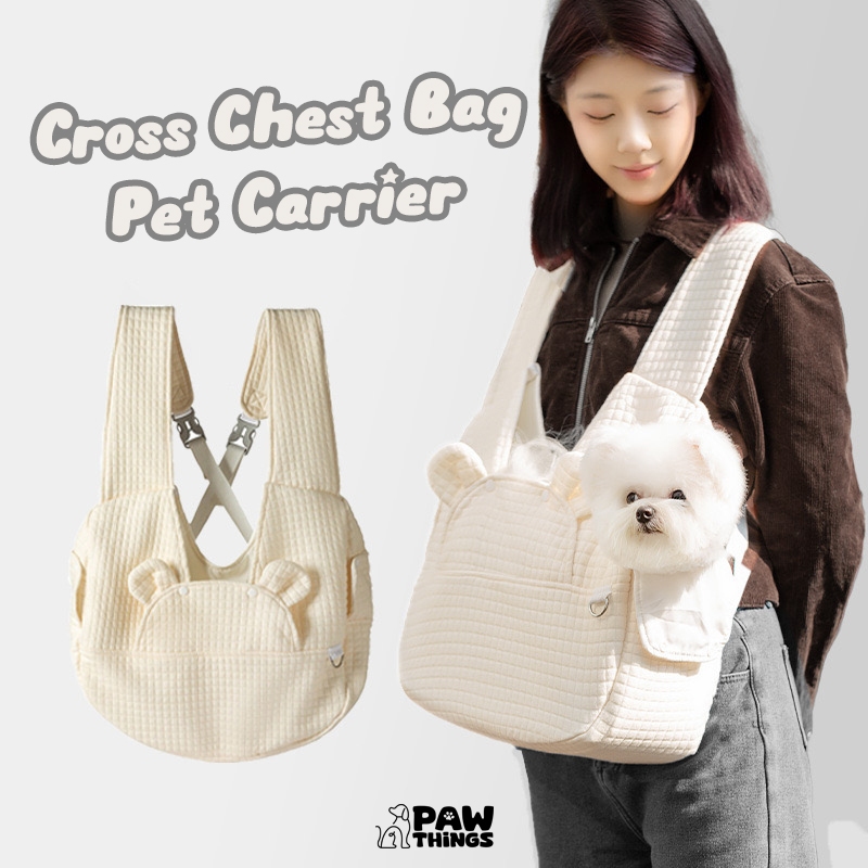 Jual Cross Bag Anjing Kucing Pet Travelling Cargo Bag | Shopee Indonesia