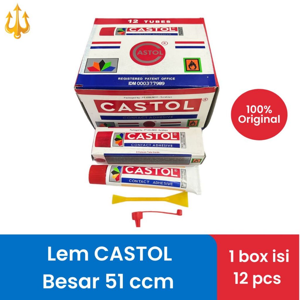 Jual Lem Castol Besar 51 ccm harga per lusin! | Shopee Indonesia