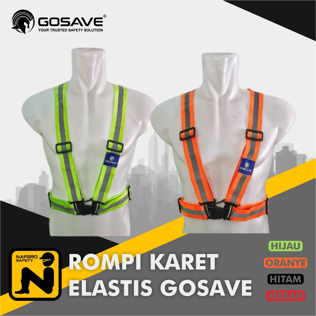 Jual ROMPI PROYEK SAFETY ELASTIS KARET GOSAVE | Shopee Indonesia