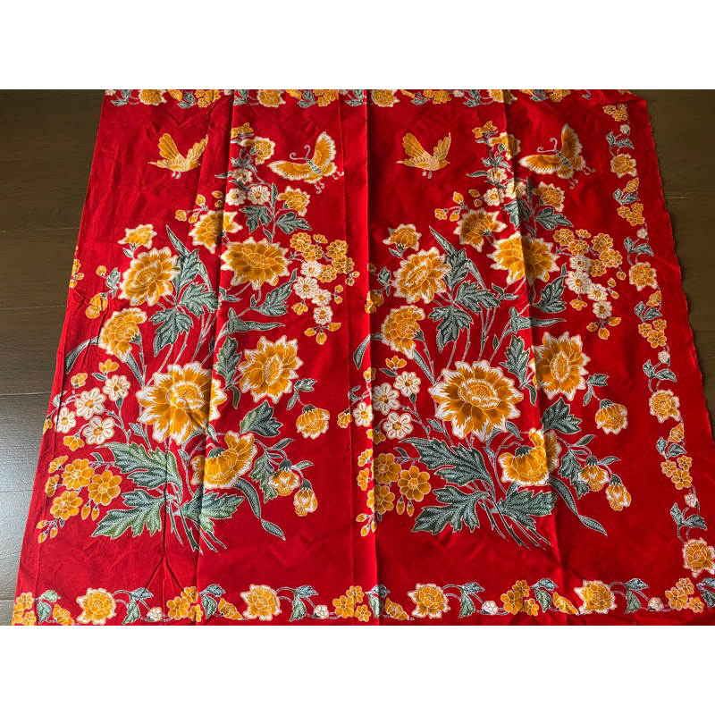 Jual PREMIUM!!! KAIN BATIK ENCIM KODE 007B KOMBINASI TULIS/ BAHAN ...