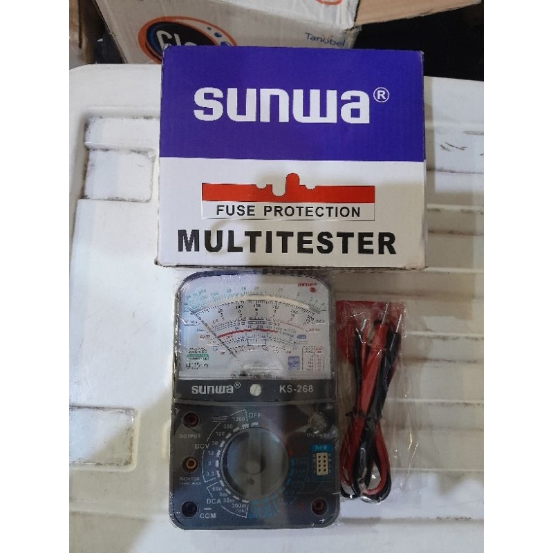 Jual Avometer Multitester Multimeter Analog Sunwa KS-268 | Shopee Indonesia