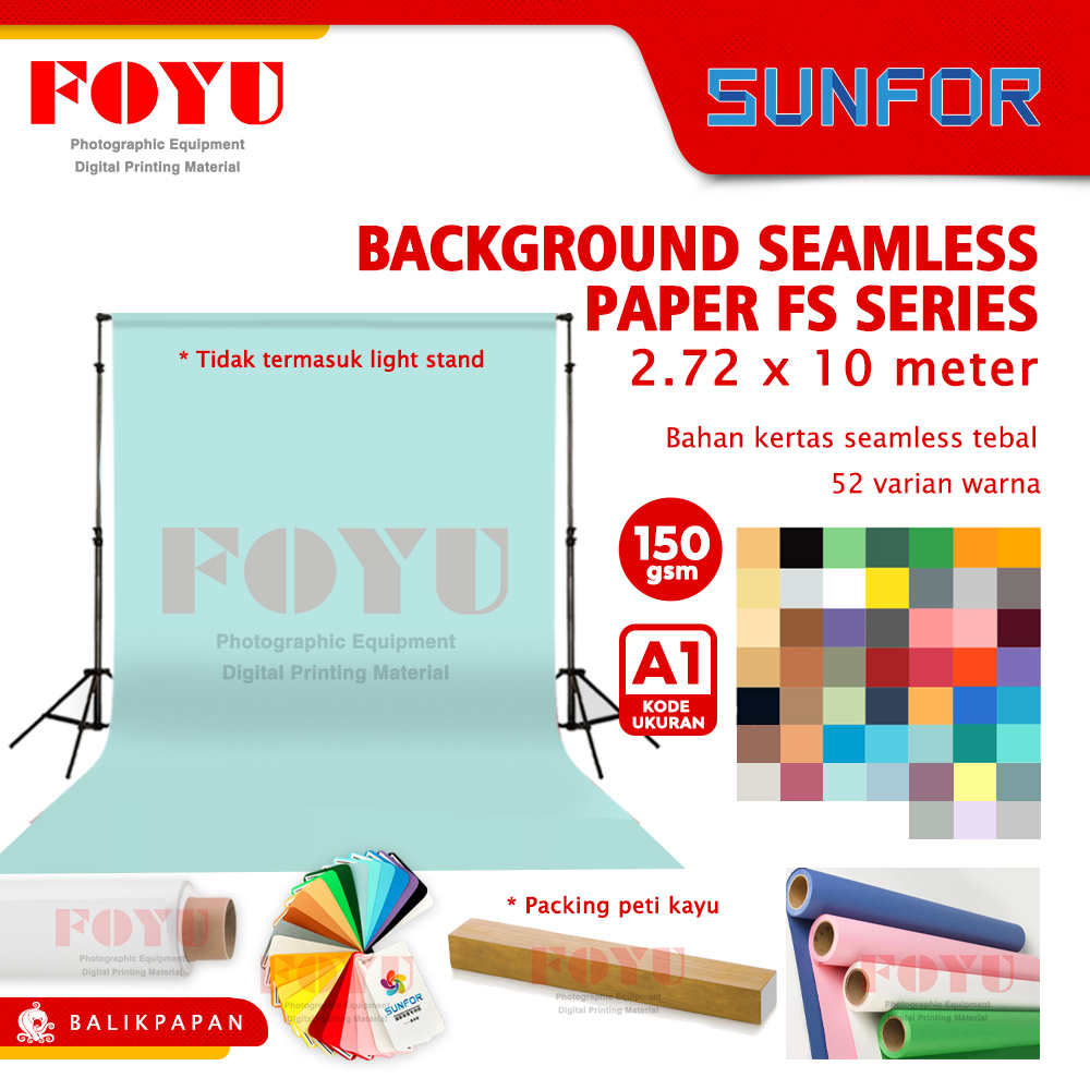 Jual Background Backdrop Layar Studio Foto Video Paper Kertas Polos ...