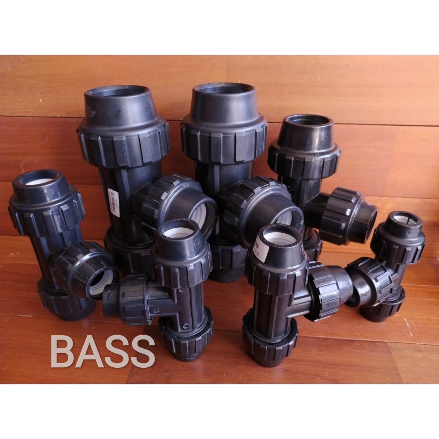 Jual Tee Reducer HDPE 2 x 1" Inch HQ Compression Fitting Sambungan Pipa ...