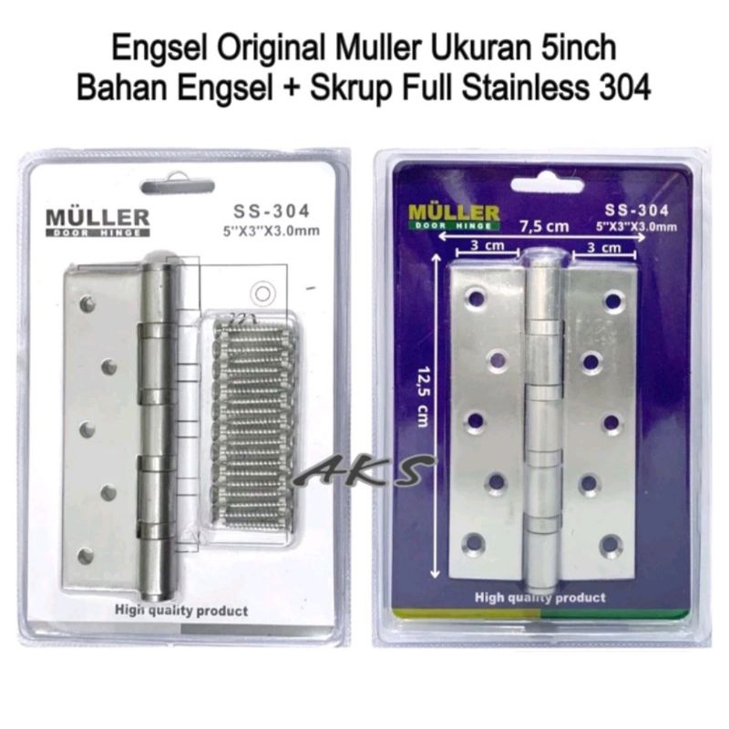 Jual Engsel Muller 5inch , 4inch, 3inch Engsel pintu dan jendela tebal ...