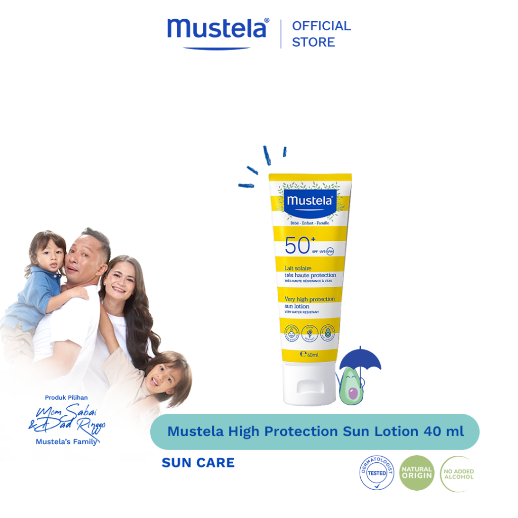 Jual Mustela High Protection Sun Lotion 40 ml - Sunscreen Bayi dan ...