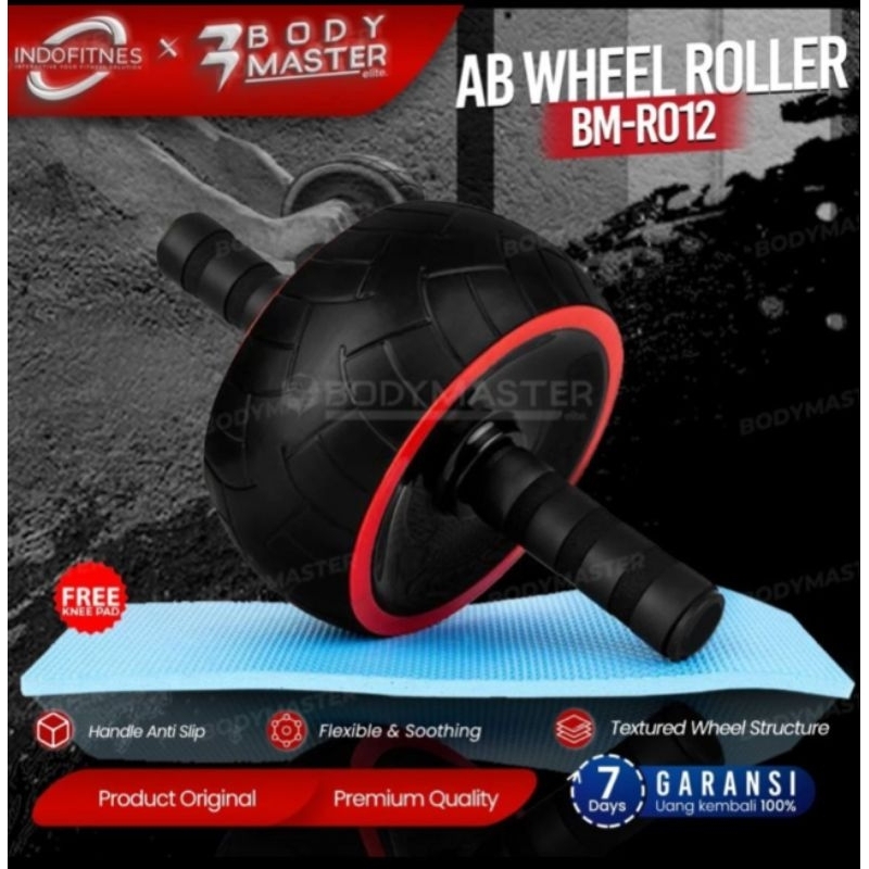 Jual abs wheel roller latihan perut abdominal roller cardio workout ...