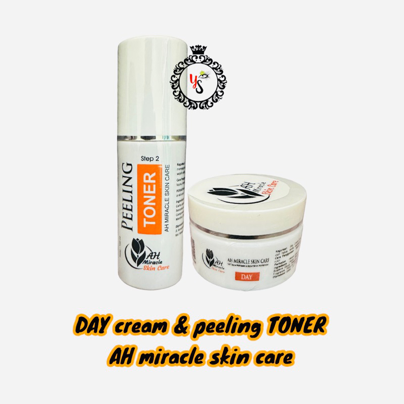 Jual PAKET READY peeling toner facial wash cream siang malam sabun cuci ...