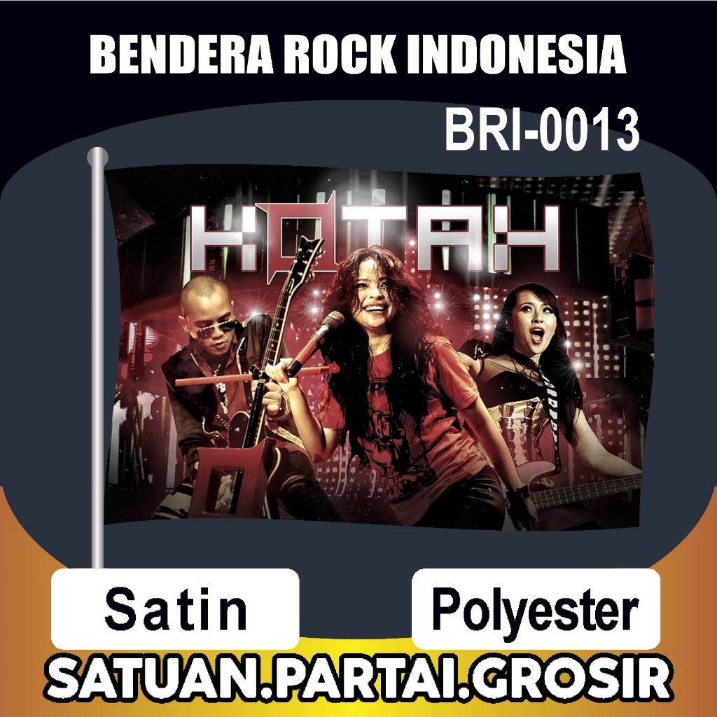 Jual Custom Bendera Mini Flag Kain Custom Desain Band Indonesia KOTAK ...