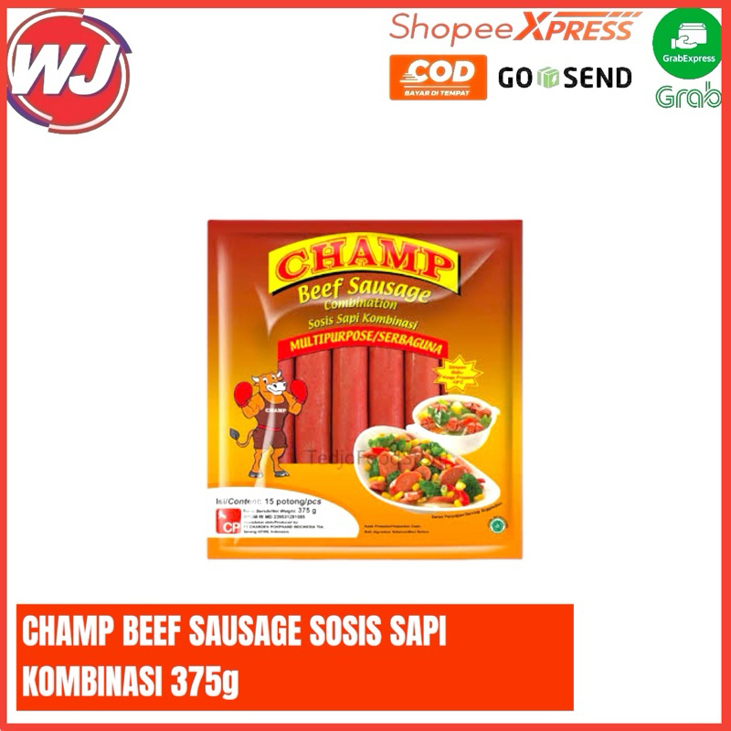 Jual CHAMP BEEF SAUSAGE COMBINATION 375g | Shopee Indonesia