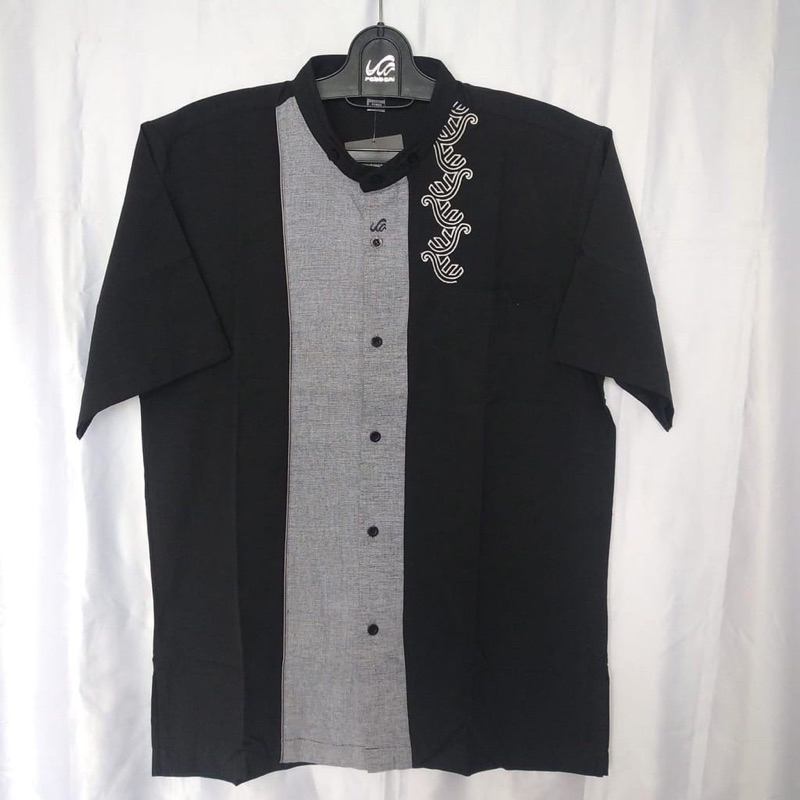Jual DISKON KEMKO RABBANI SIZE L PANJANG DAN PENDEK - baju koko hitam ...