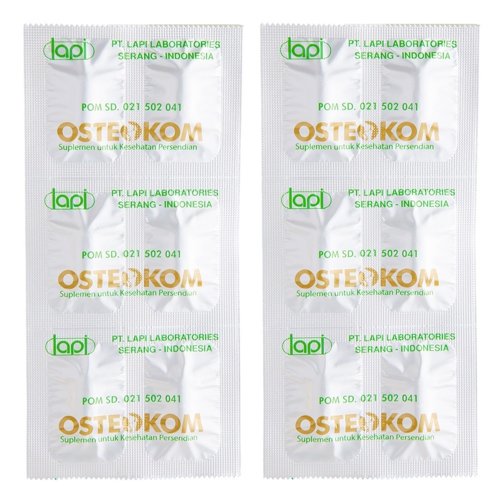 Jual Osteokom forte / Osteokom Tablet - Suplemen Kesehatan Sendi ...