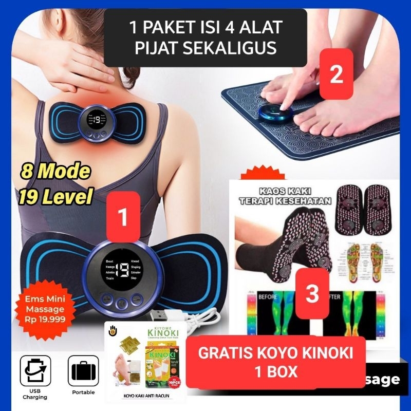 Jual PROMO 1 PAKET DAPAT 4 ALAT PIJAT SEKALIGUS !! (GRATIS ONGKIR ...