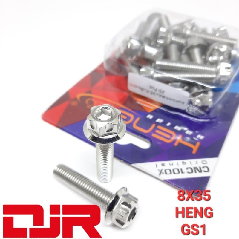 Jual BAUT 12 PROBOLT 8x35 STAINLESS 2 KUNCI MODEL GS1 8×35 HENG THAILAND baut 12 panjang 3.5 cm ...