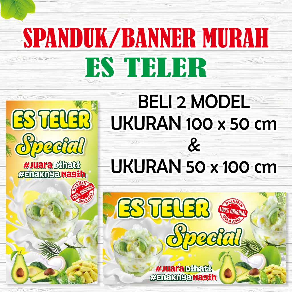 Jual Spanduk Banner Es Teler Spesial, Es Teler Sultan | Shopee Indonesia