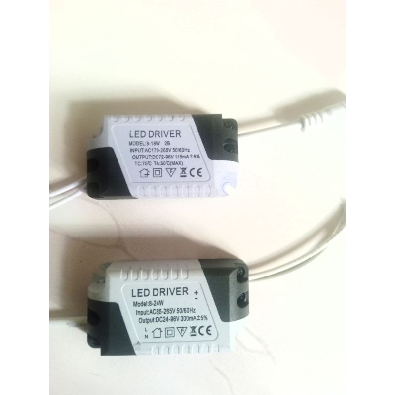 Jual Led driver Adaptor lampu strip panel downlight 8-18 watt / 8-24 ...