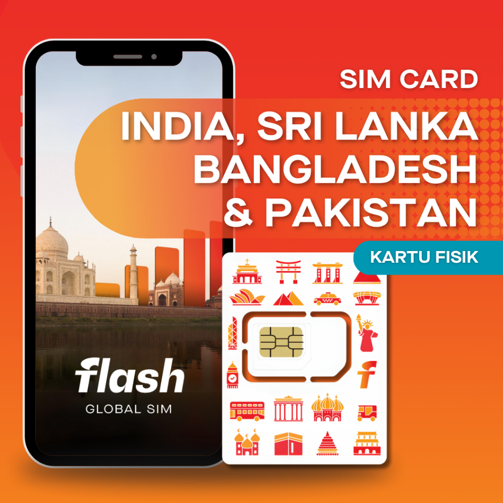 Jual SIM Card India, Sri Lanka, Bangladesh & Pakistan Flash Global SIM ...