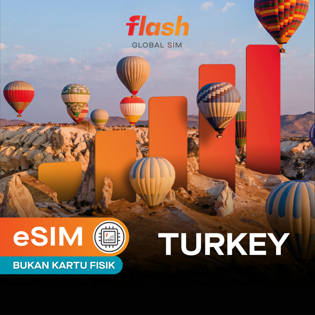 Jual eSIM Turkey Big Quota Flash Global SIM (eSIM Turki, eSim Turkiye ...