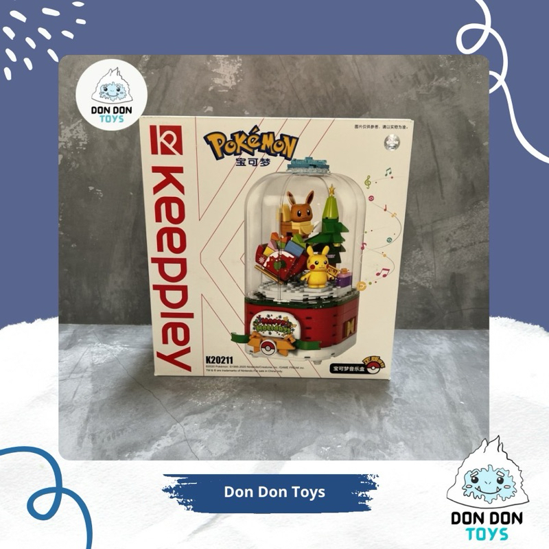 Jual Mainan Keeppley Bricks Pokemon Music Box Keppley Qman Keepley ...