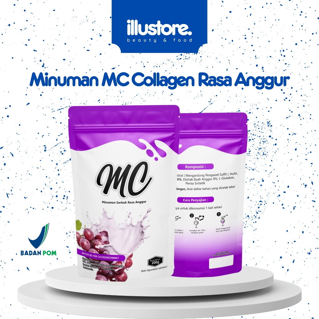 Jual Minuman Serbuk Kolagen Rasa Anggur Latte | Shopee Indonesia