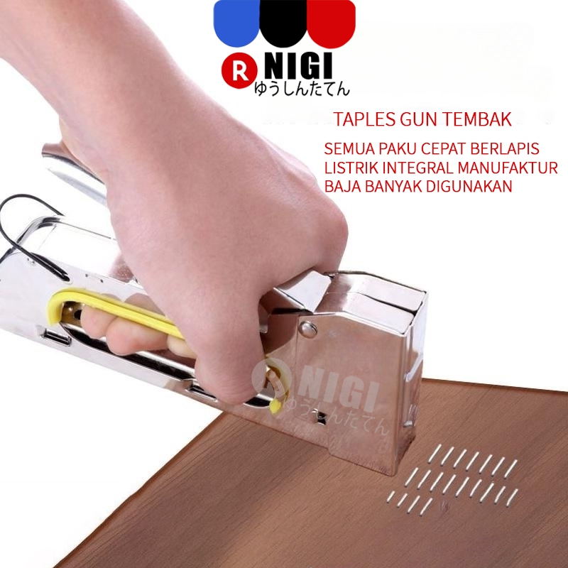 Jual NIGI New Rapide Staple /Stapler Gun Tacker R23 /Staples Gun Tembak ...