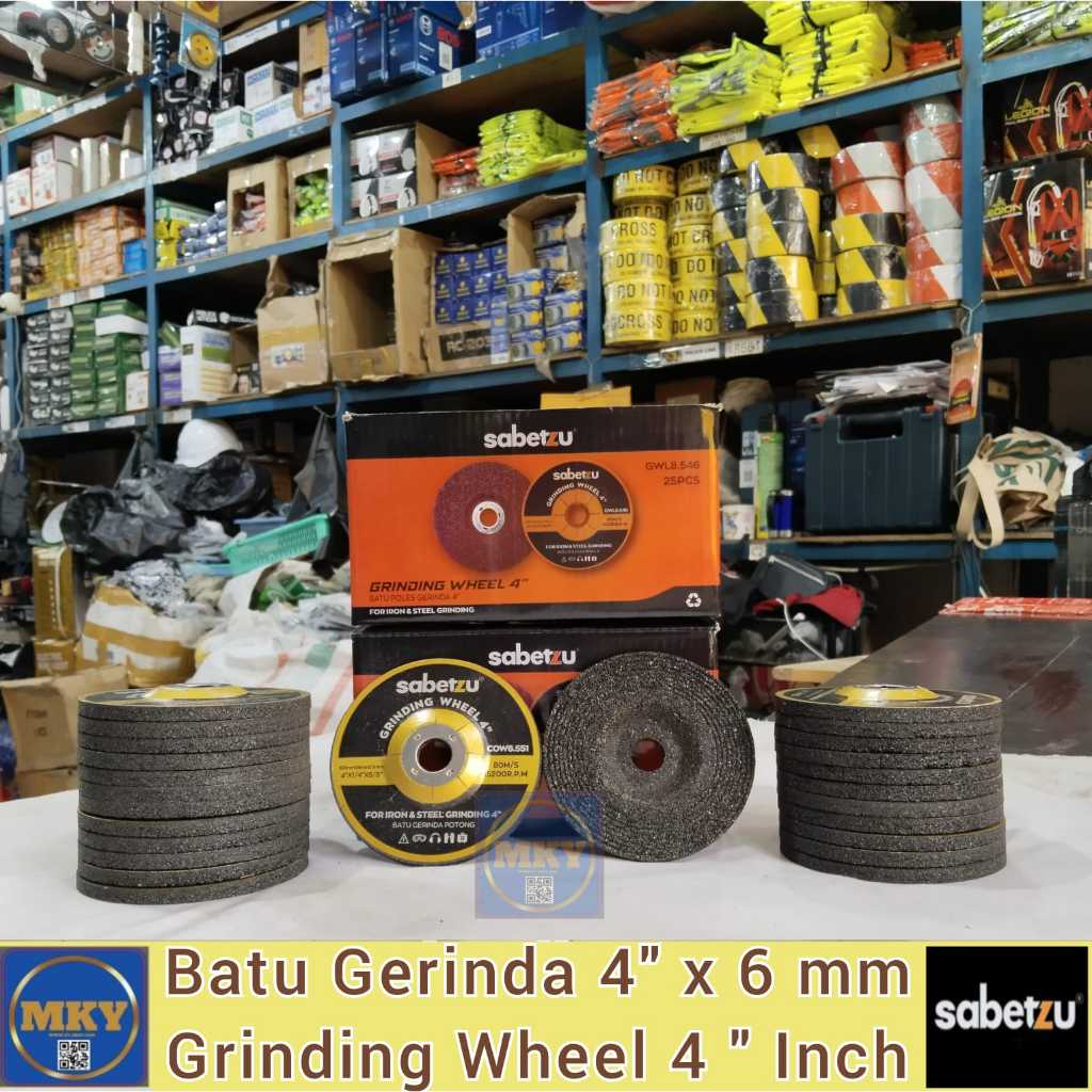 Jual Batu Gerinda 4 Inch X 6 MM Mata Gurinda Poles Grinding Wheel ...