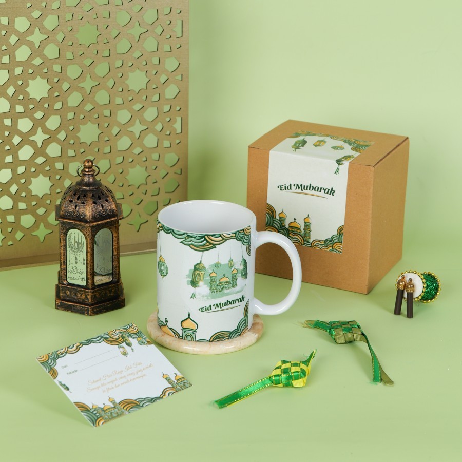 Jual Hampers Mug Keramik / Gelas Spesial Idul Fitri/ Kado Gift Idul ...