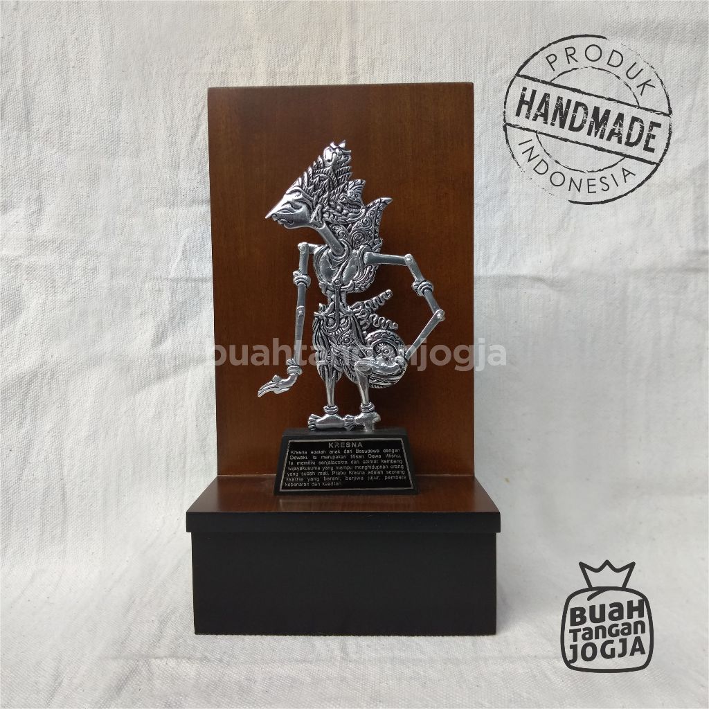 Jual Pajangan Wayang Kresna + Label - Kerajinan Khas Jogja | Shopee Indonesia