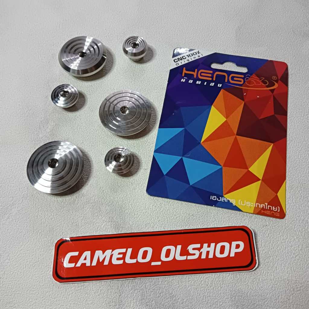 Jual coin magnet stainless duo cap heng original yamaha blok mesin ...