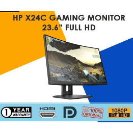Jual HP X24c Gaming Curved Monitor FHD (1920 x 1080) Monitor | Shopee ...
