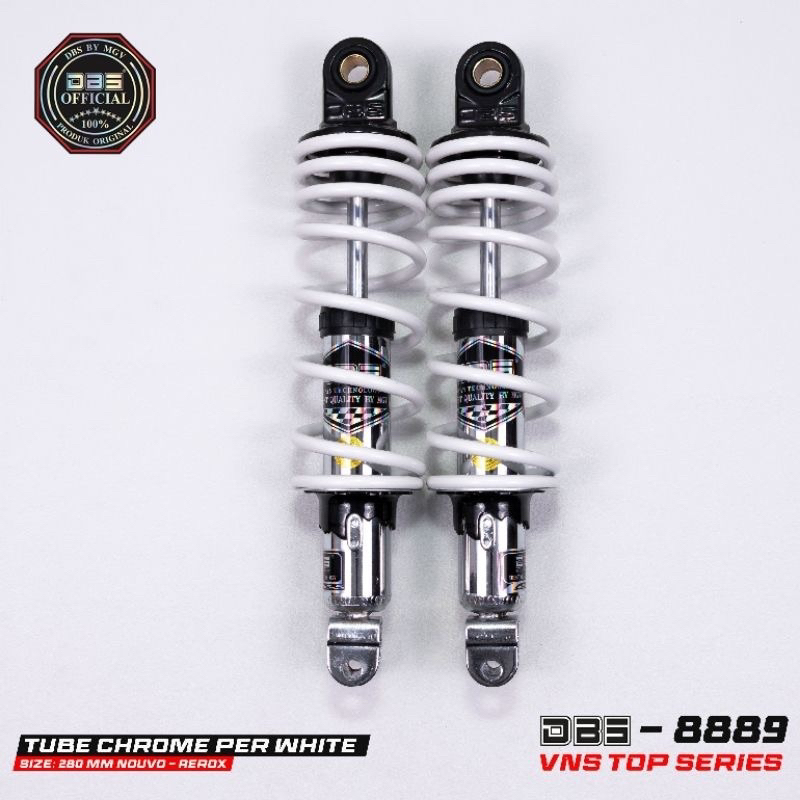 Jual SHOCK DBS TOP UP 280MM 305 MM 345 MM CHROME SHOCKBREAKER AEROX 155 ...