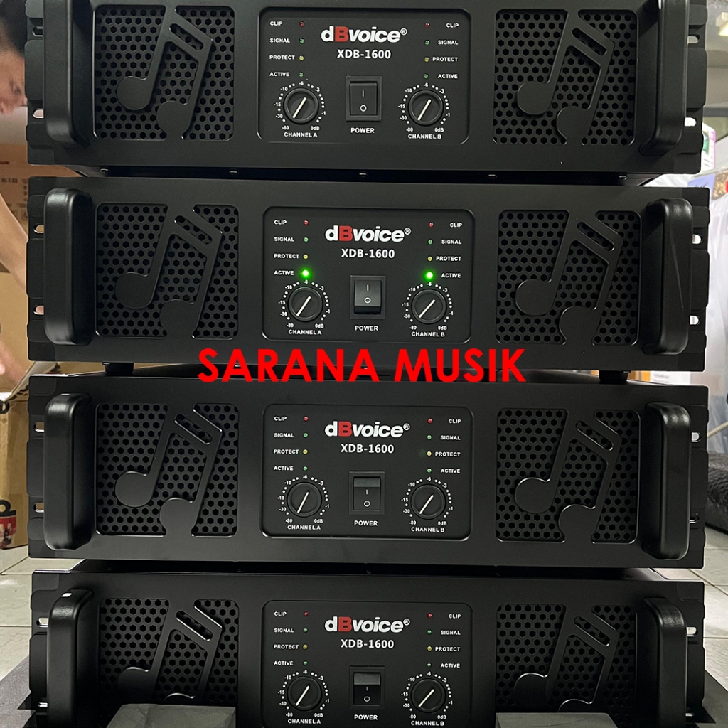 Jual Power Ampli dB Voice XDB 1600 XDB-1600 Original Power Amplifier DBVOICE XDB1600 Class GB ...