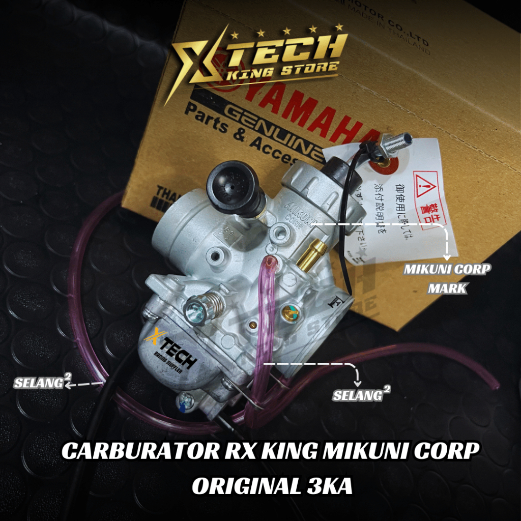 Jual CARBURATOR RX KING ORIGINAL MIKUNI CORP ORIGINAL 3KA MIKUNI CORP ...
