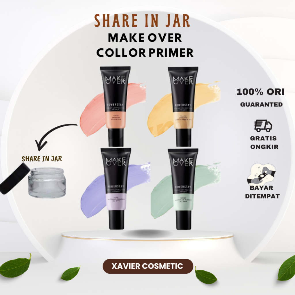 Jual [SHARE IN JAR] Make Over Powerstay Color Correcting Primer ...