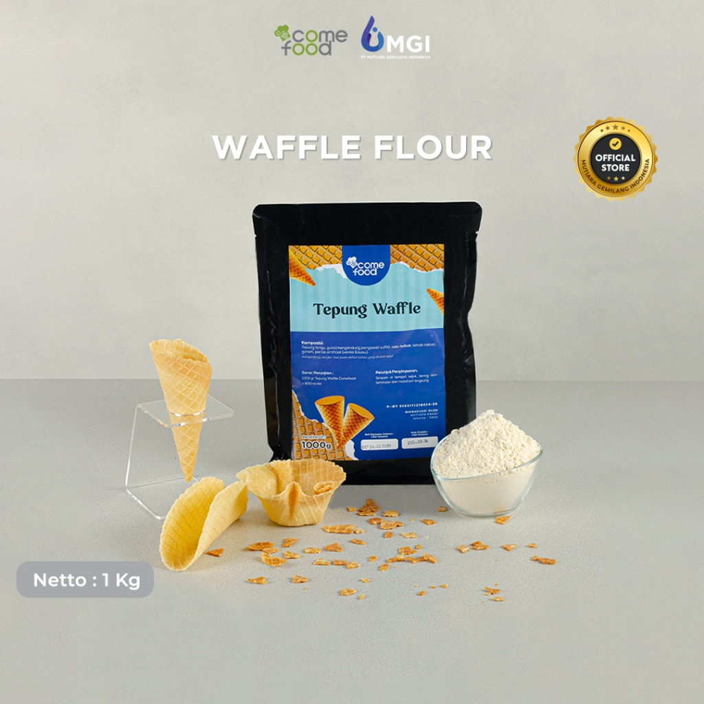 Jual Mutiaragemilang.id Comefood Premix waffle Cone Powder / Cone Es ...