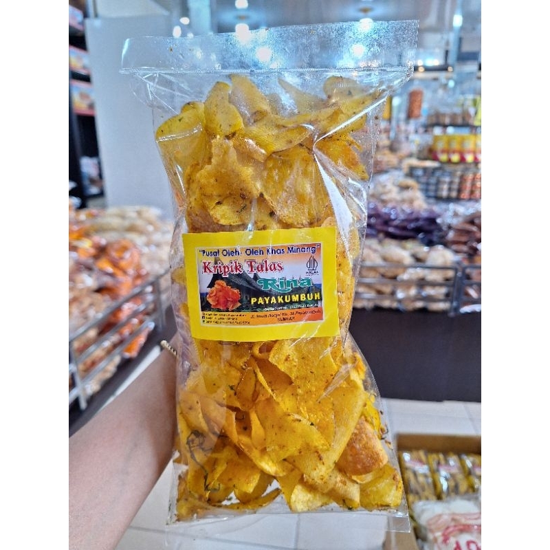 Jual keripik talas bumbh kuning rina - 250 gram | Shopee Indonesia
