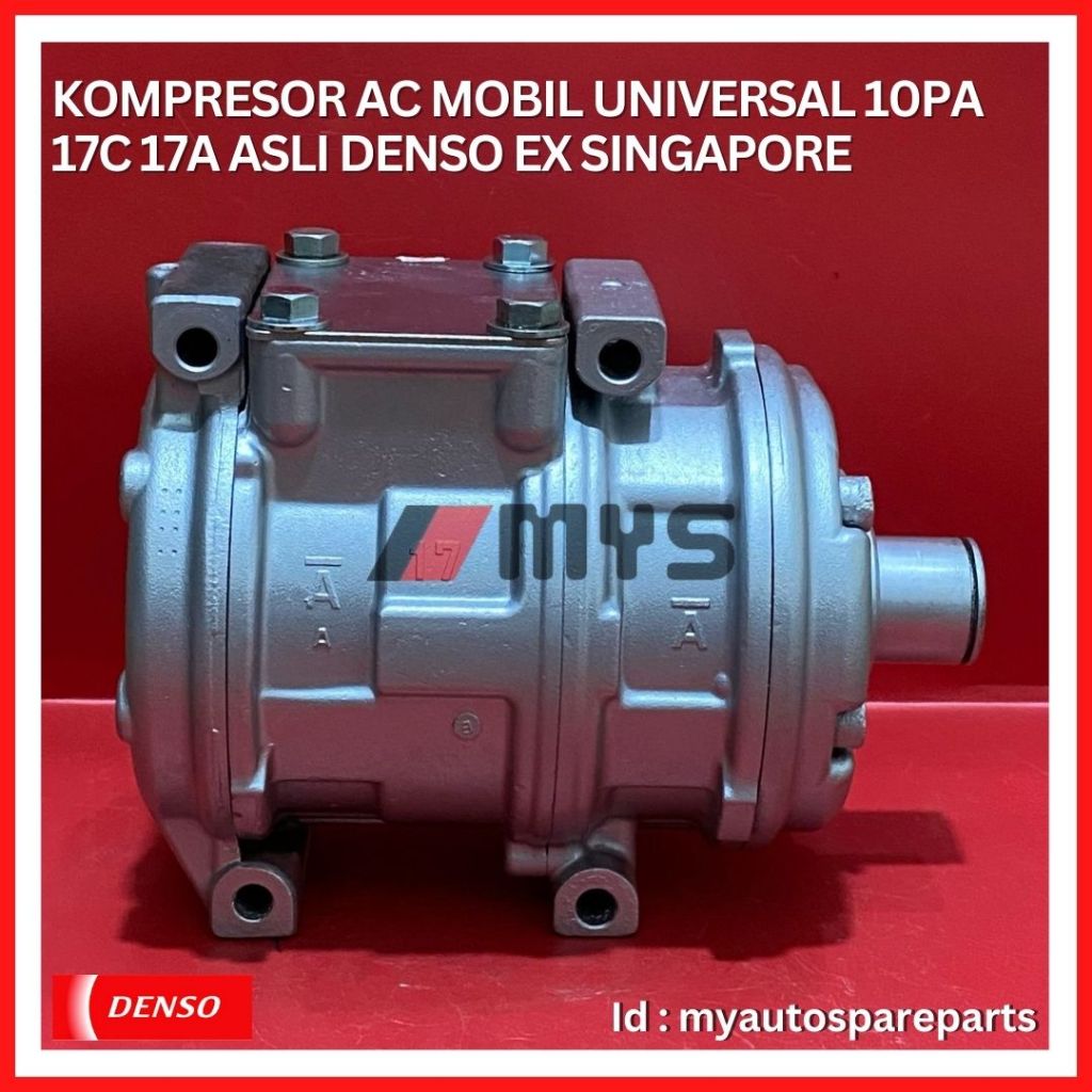 Jual KOMPRESOR AC Mobil Universal 10PA 17C 17A ASLI DENSO COMPRESSOR EX SINGAPORE | Shopee Indonesia