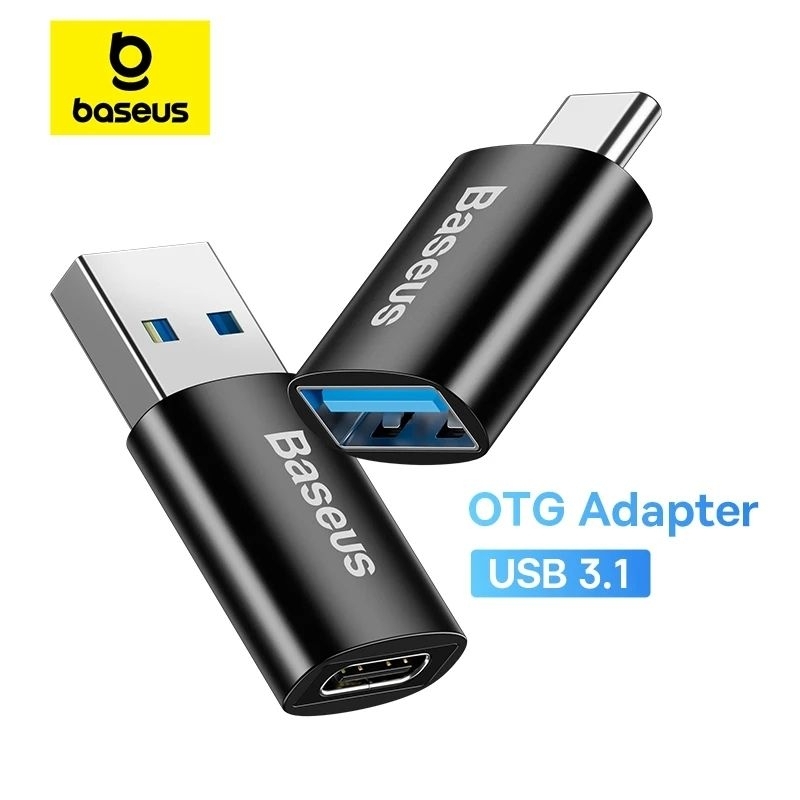 Jual Baseus Mini Adapter Converter OTG Type C to USB 3.1 Connector ...