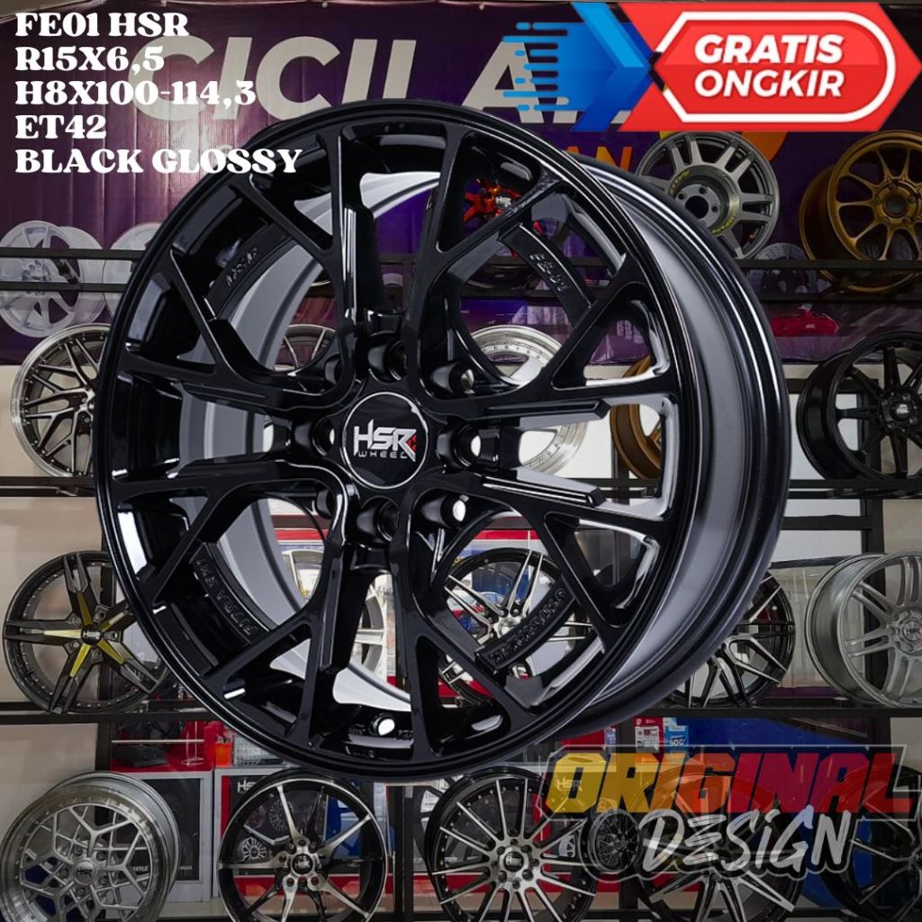 Jual Velg Mobil Brio , Agya , Mobilio , Etios , HSR FE01 Ring 15 R15 Baut 4 | Shopee Indonesia