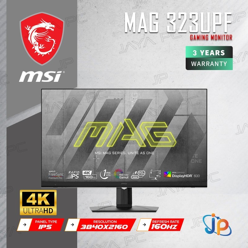 Jual Monitor MSI LED IPS Gaming MAG 323UPF - UHD 4K 32" Inch | Shopee Indonesia