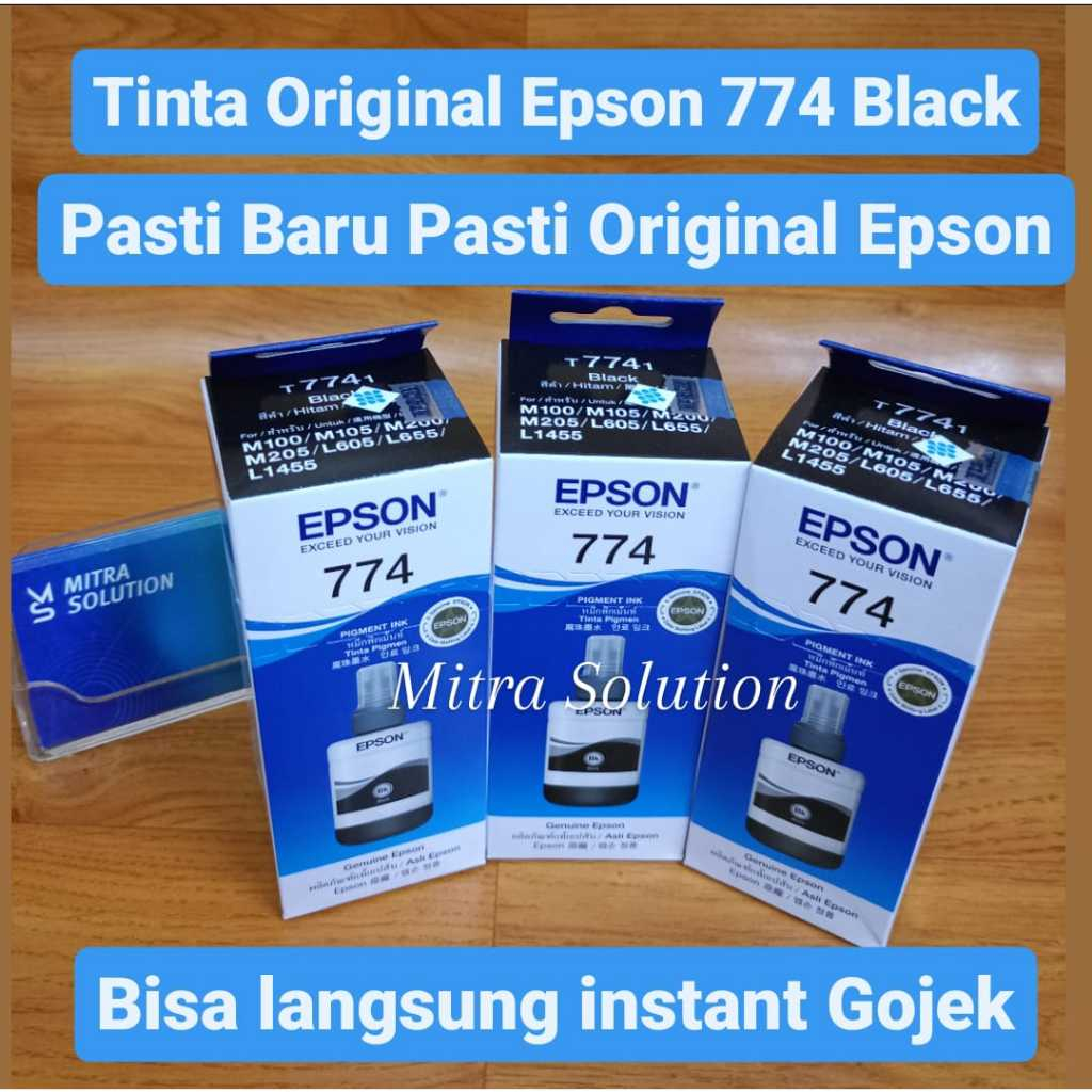 Jual TINTA EPSON 774 BLACK | Shopee Indonesia
